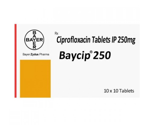Baycip 250mg Tablet | Price,Uses,Side Effects | Drugcarts